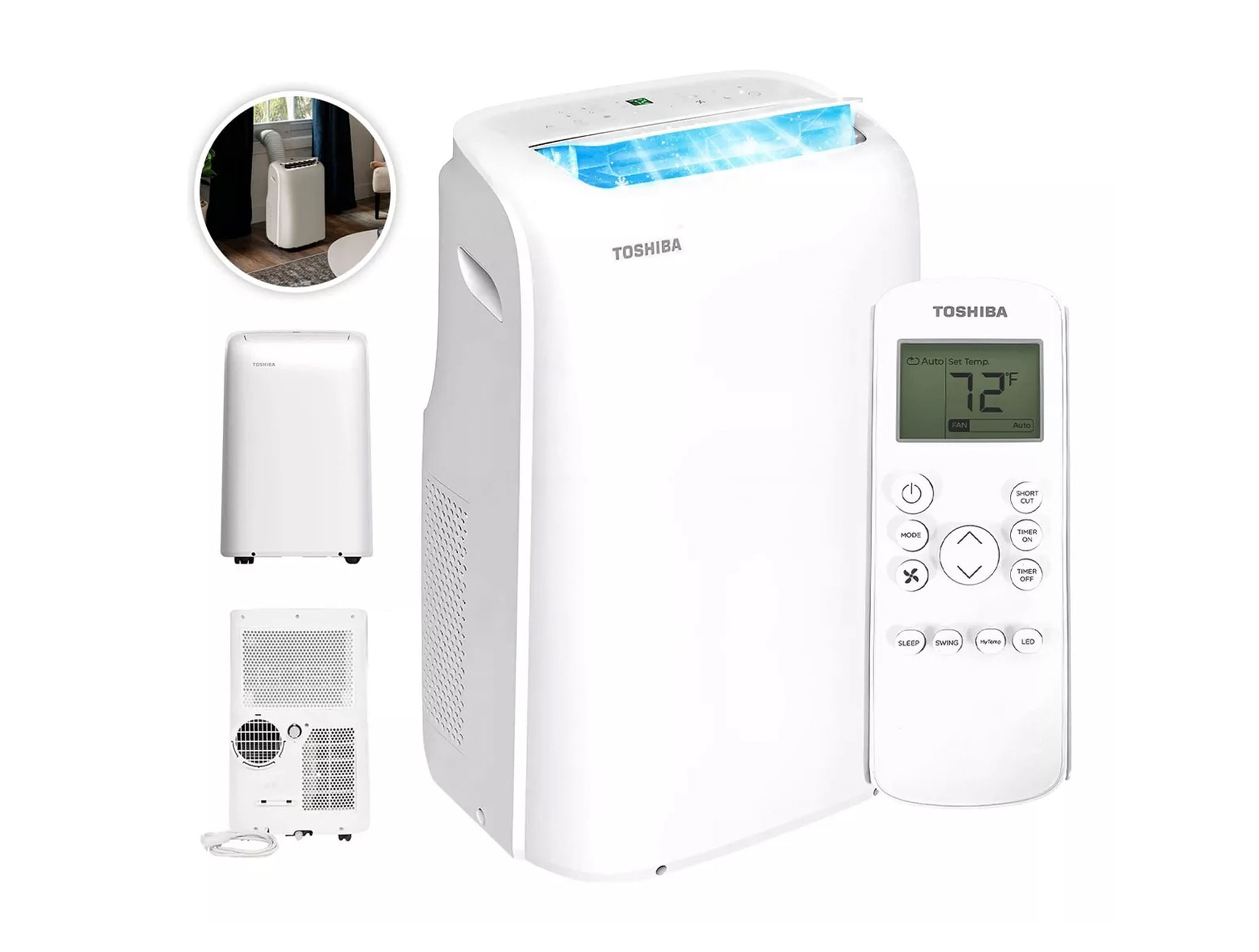 Aire Acondicionado Portátil Toshiba RAC-PD1013CWRU | Surtidora ...