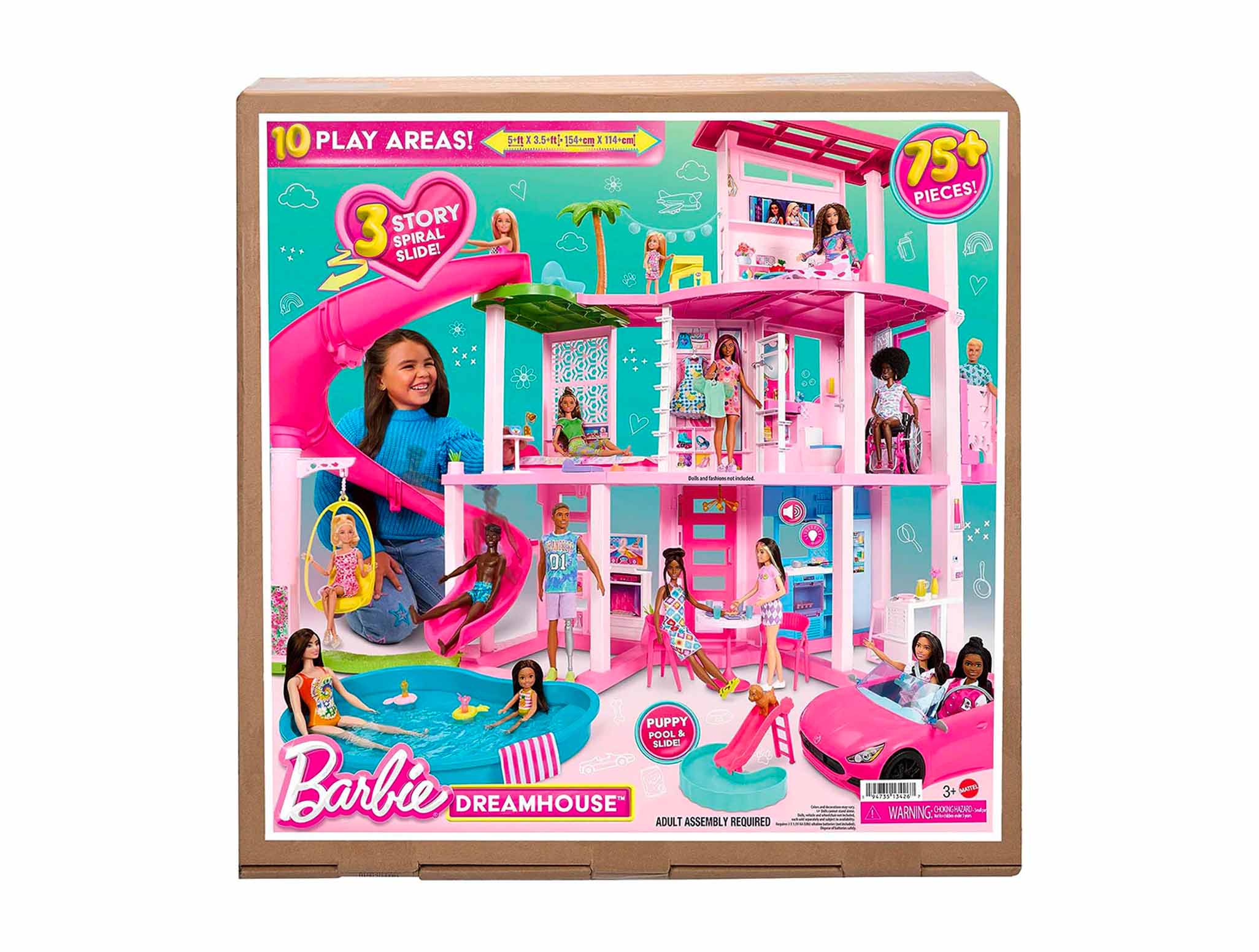 Juguete Mattel Casa De Los Sueños Barbie Para Niñas HMX10 | Surtidora ...