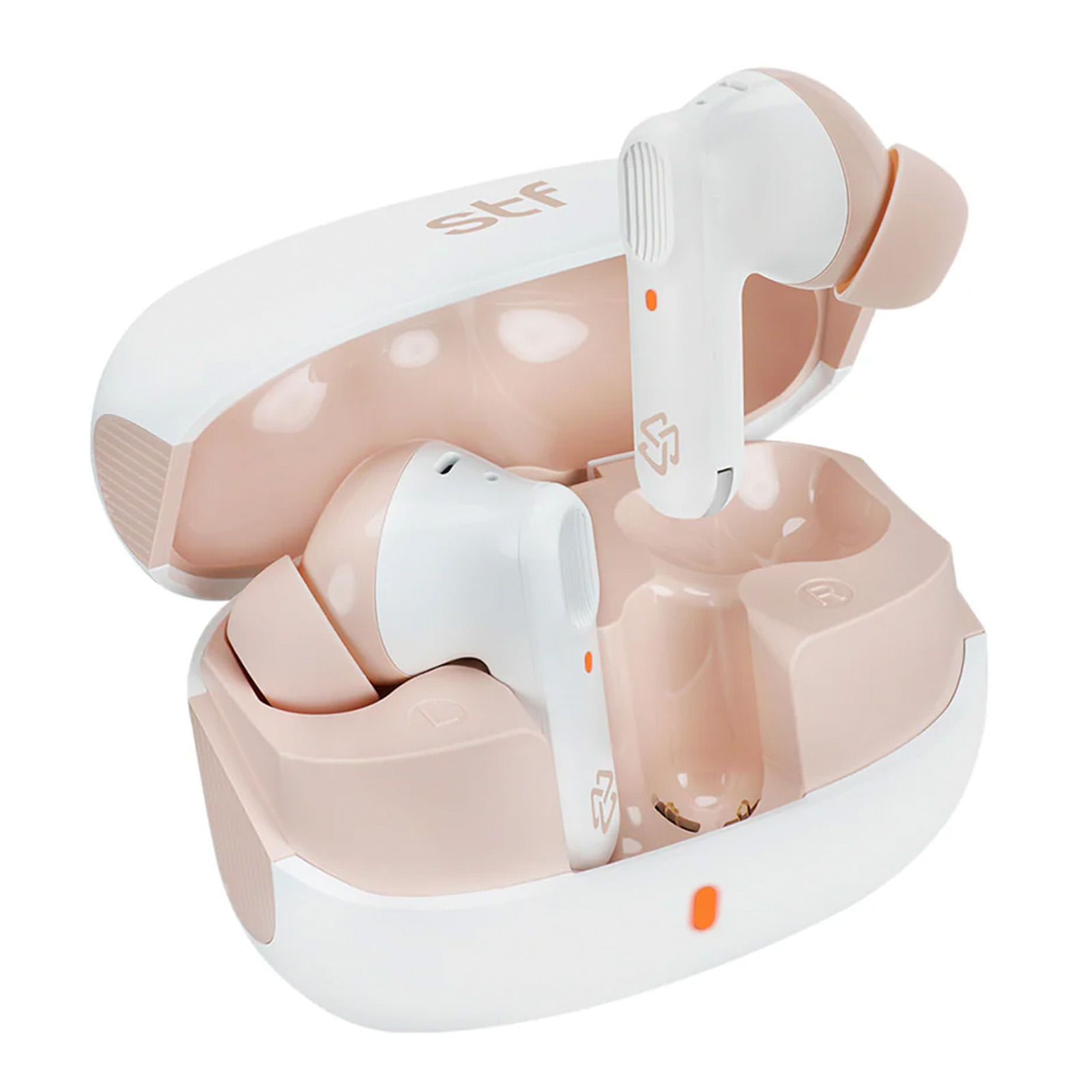 Audífonos STF TWS Pure ST-E67002 Bluetooth Inalámbricos Estuche Rosa - Surtidora departamental