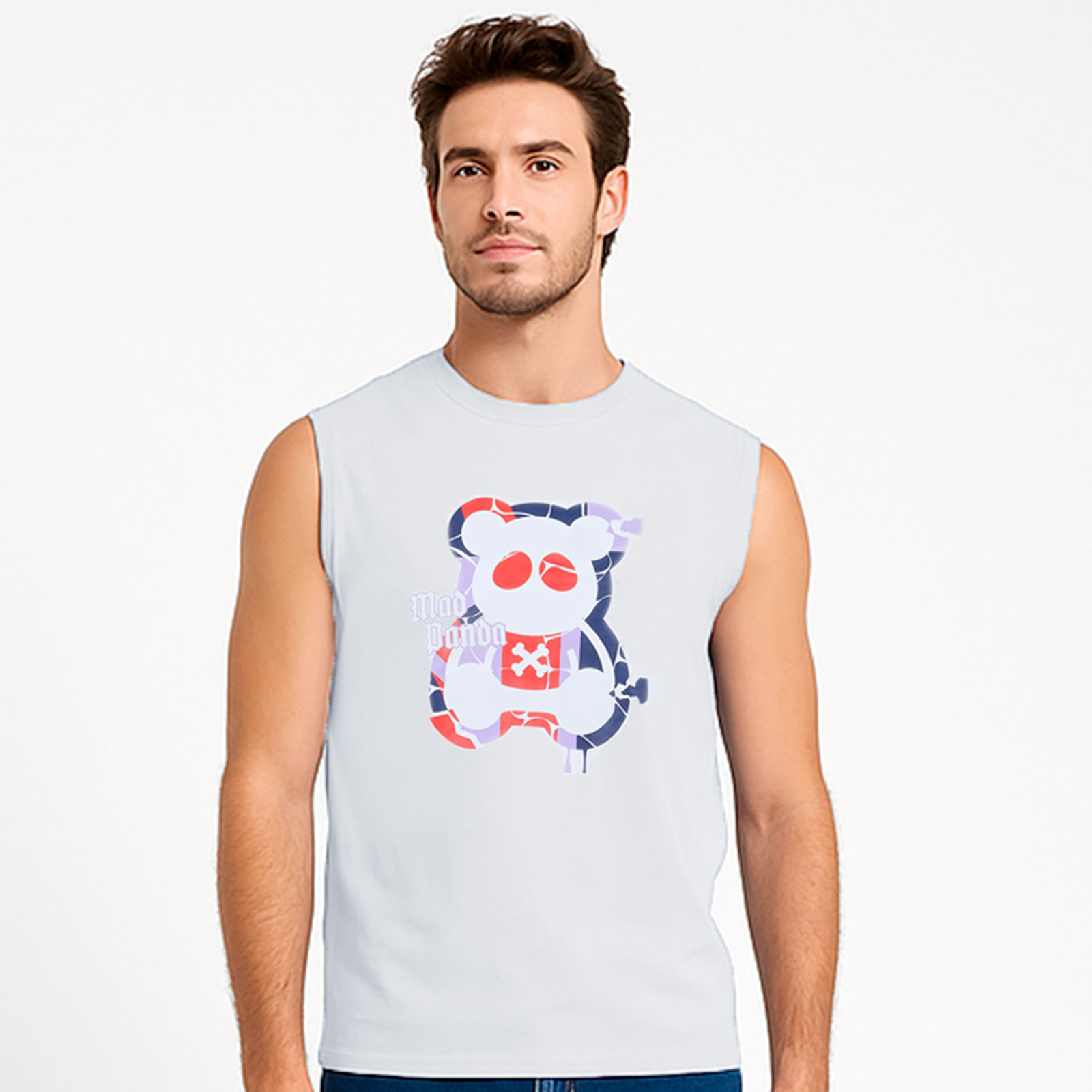 Playera Sin Manga Mad Panda MPT-0175 Hombre Colores Surtidos ...